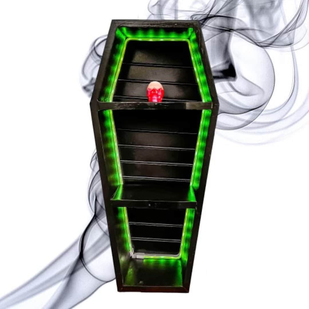 Custom LED Floating Coffin Shelf - Etsy