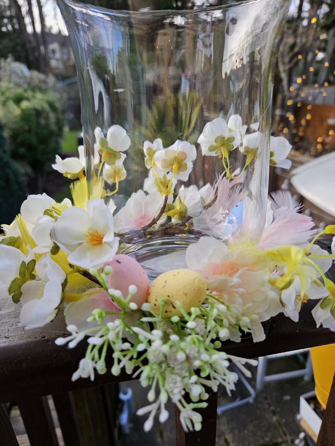 Easter Candle Holder | Easter Decoration | Clear Glass Candle Holder ...