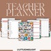 Monthly Teaching Planner Printable Lesson Plan, Editable Academic ...