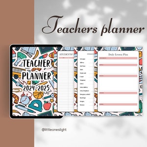 Monthly Teaching Planner Printable Lesson Plan, Editable Academic ...