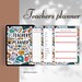 Monthly Teaching Planner Printable Lesson Plan, Editable Academic ...