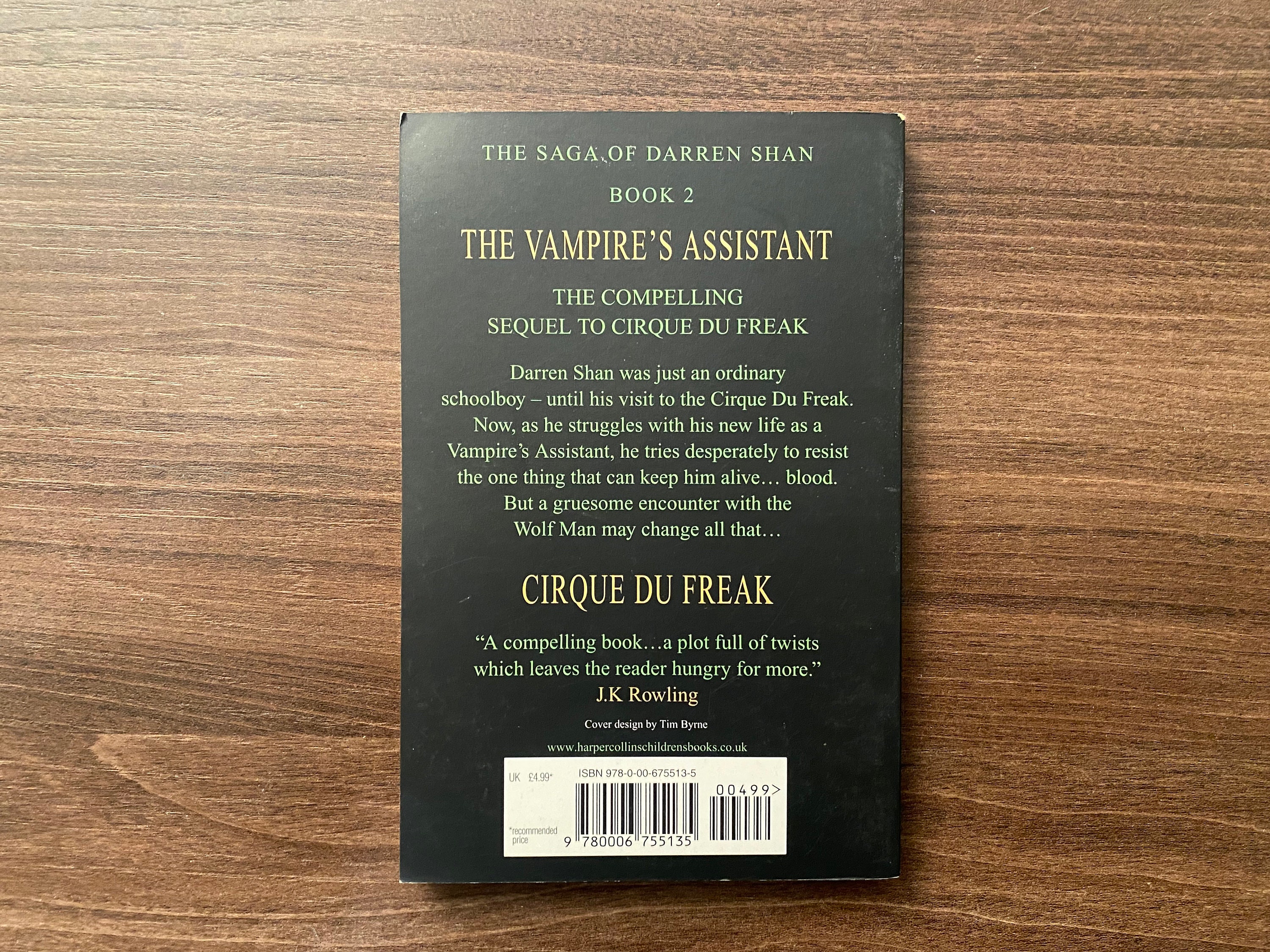Darren Shan Vampires Assistant