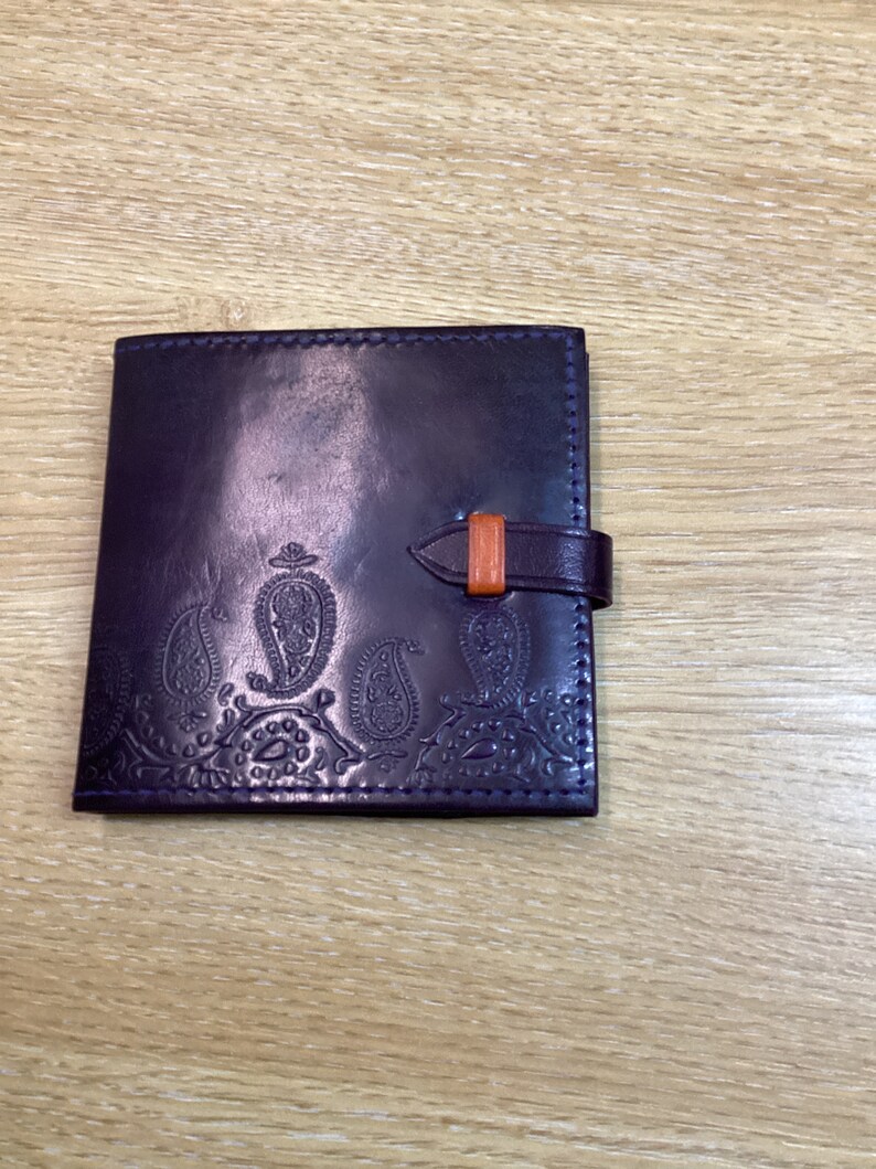 Handmade Leather Sticky Note Cover - Etsy