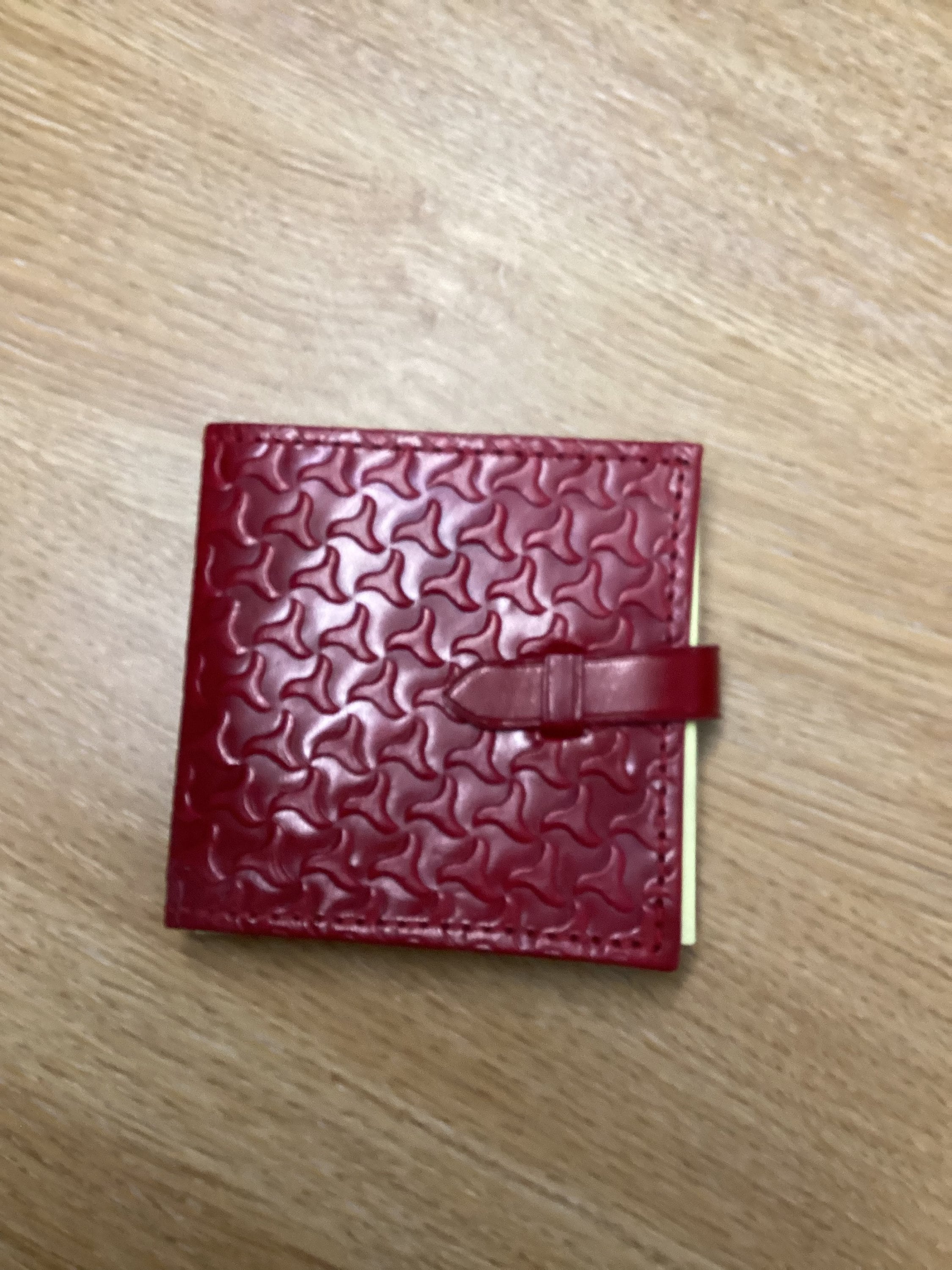 Handmade Leather Post-it Note Cover With Post-it Note Included - Etsy