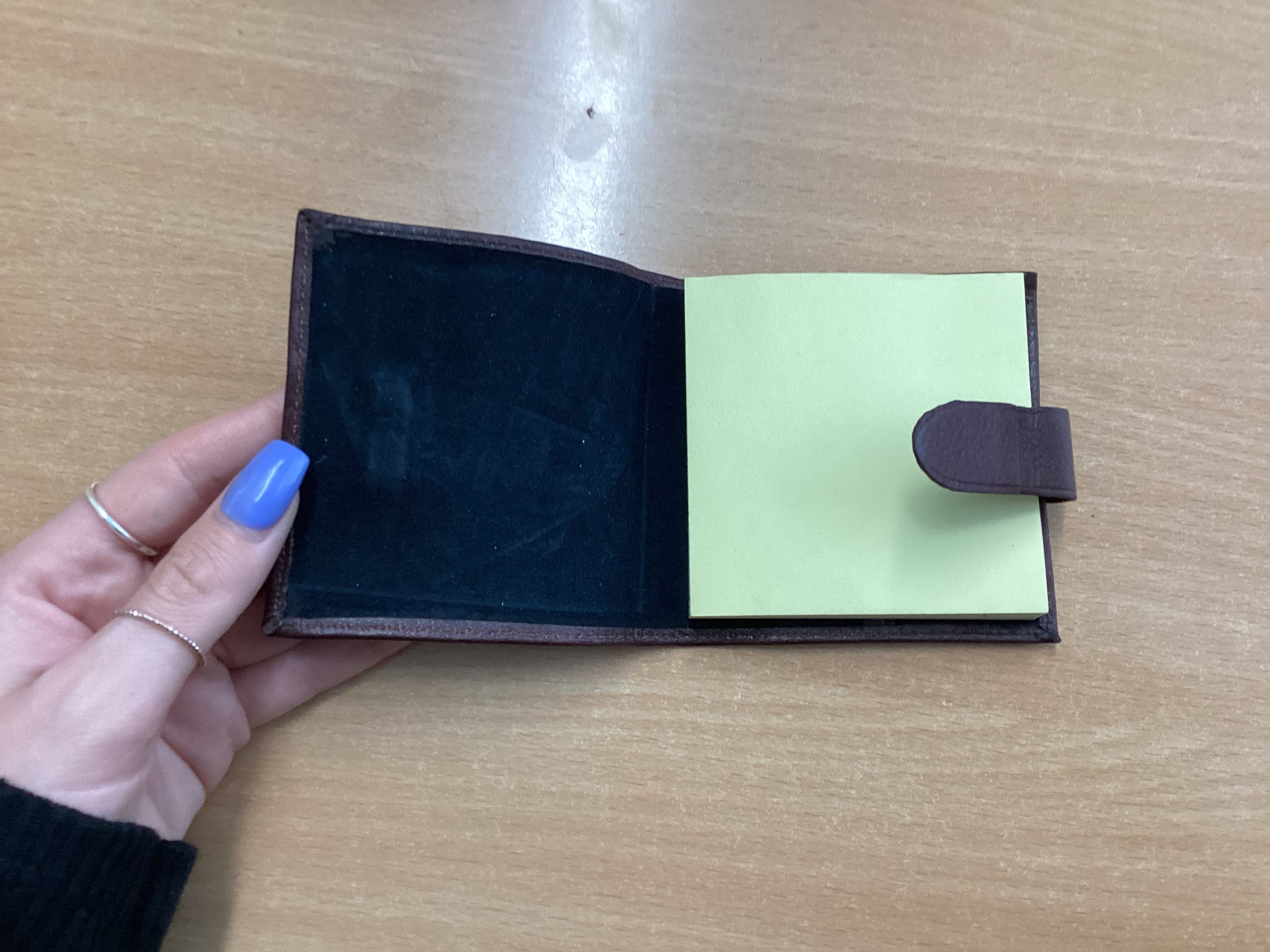 Handmade Leather Post-it Notes - Etsy