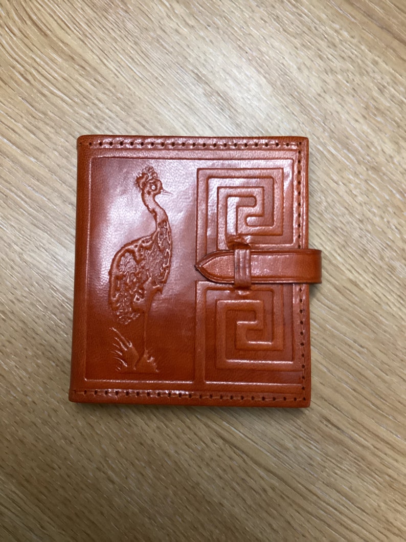 Handmade Leather Post-it Note Cover With Post-it Note Included - Etsy