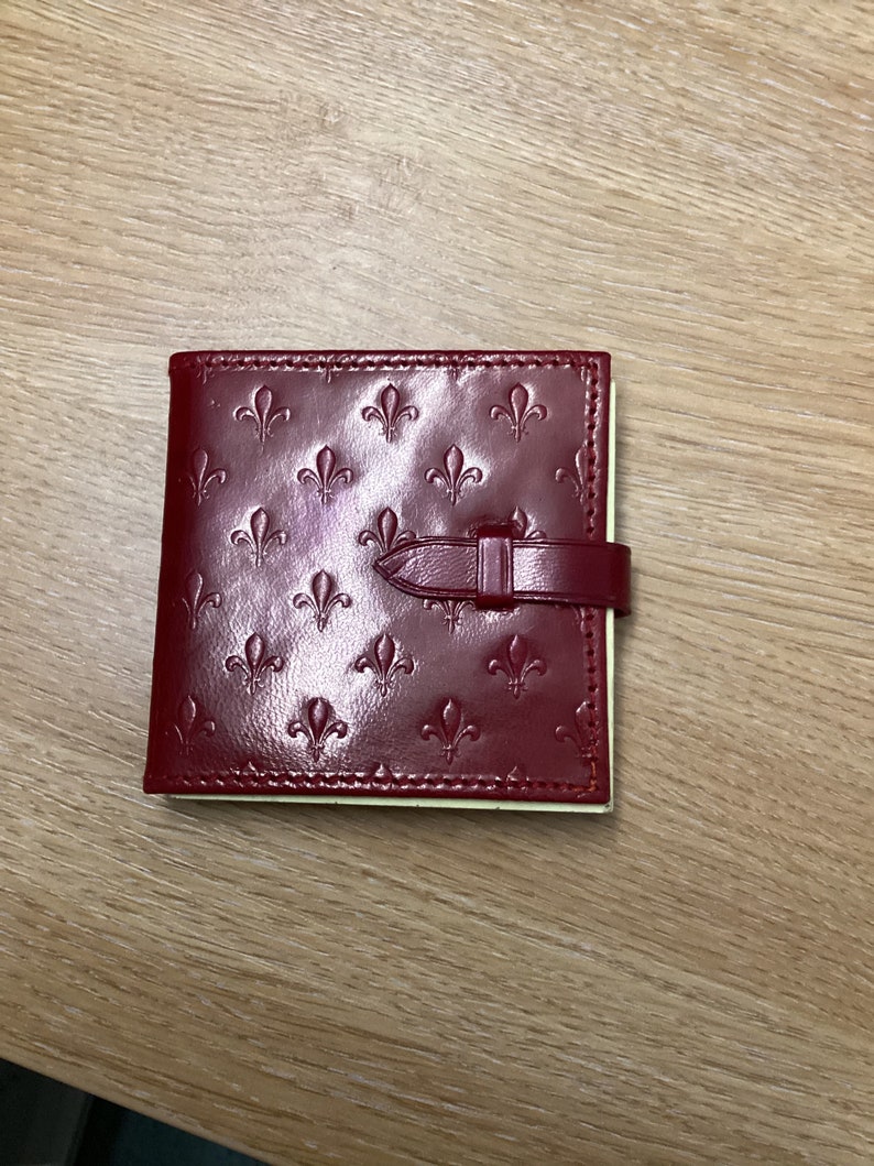 Handmade Leather Post-it Note Cover With Post-it Note Included - Etsy