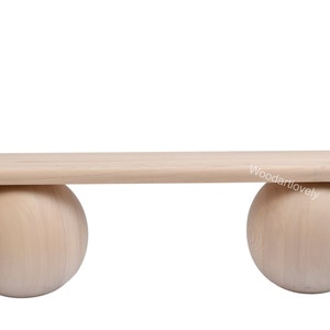 Sphere Bench, Wooden Bench, Entryway Bench, Entertainment Unit ...