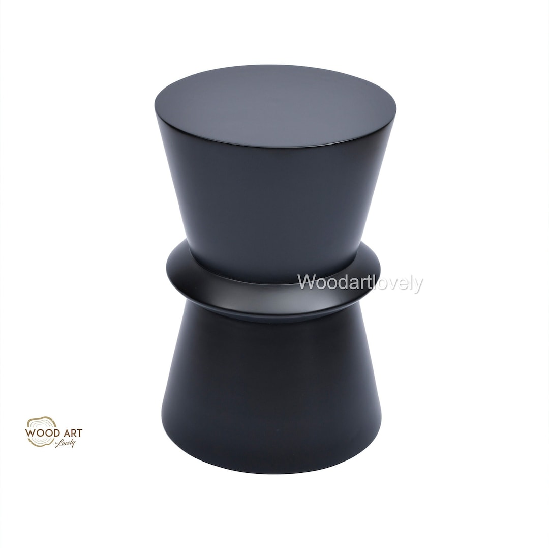 Handmade Wood Citadel Side Table: Modern Sculpture Design - Etsy