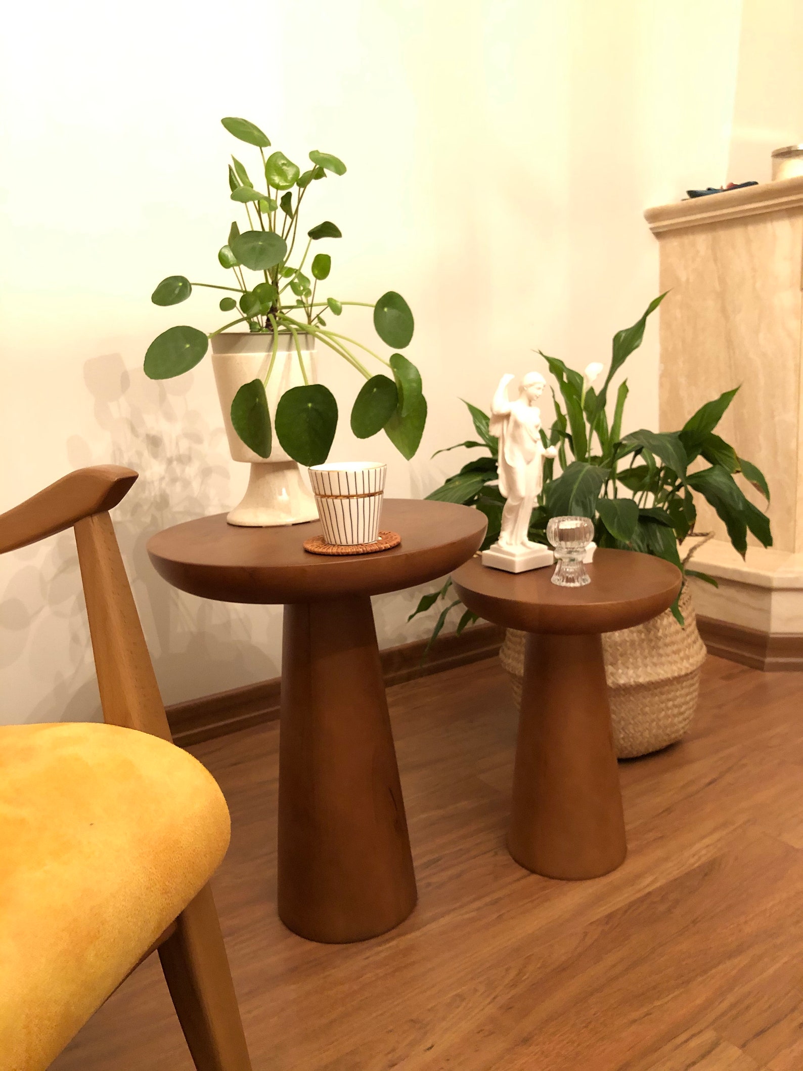 Mushroom Side Table Coffee Table Mushroom Coffee Table | Etsy