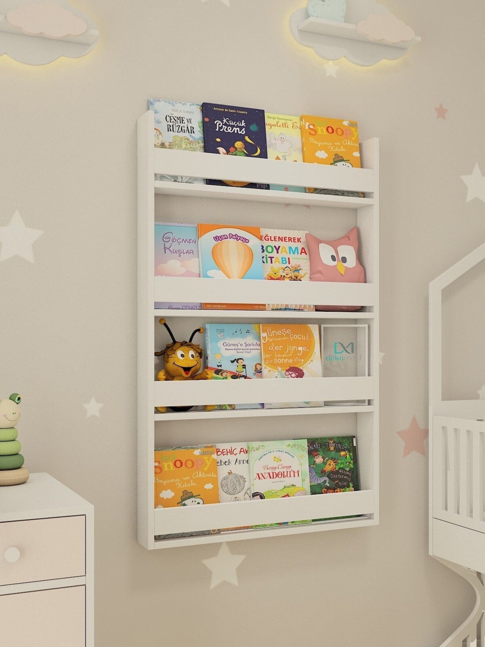 Montessori Bookcase Montessori Bookshelf Bücherregal | Etsy