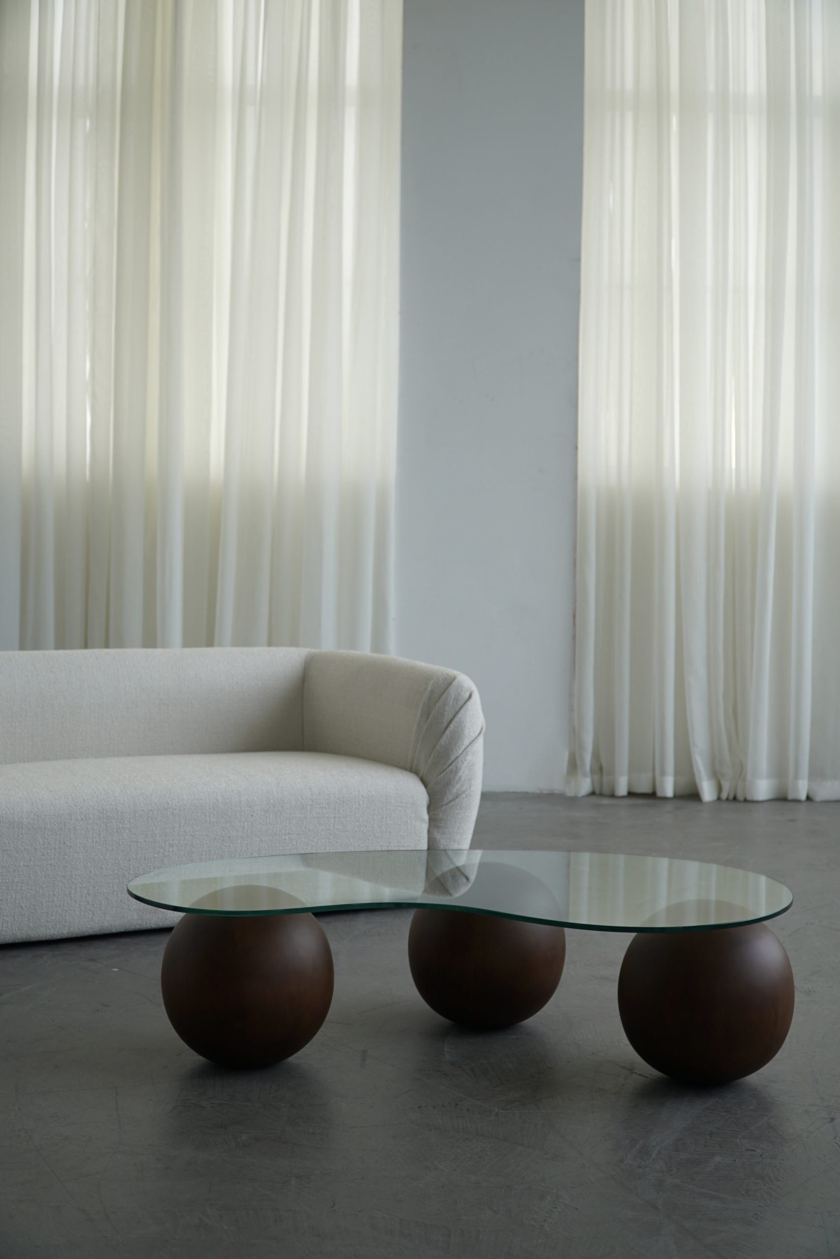 Center Table Wooden Balls Decorative Wooden Balls Glass - Etsy UK