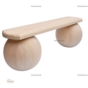 Sphere Bench, Wooden Bench, Entryway Bench, Entertainment Unit ...