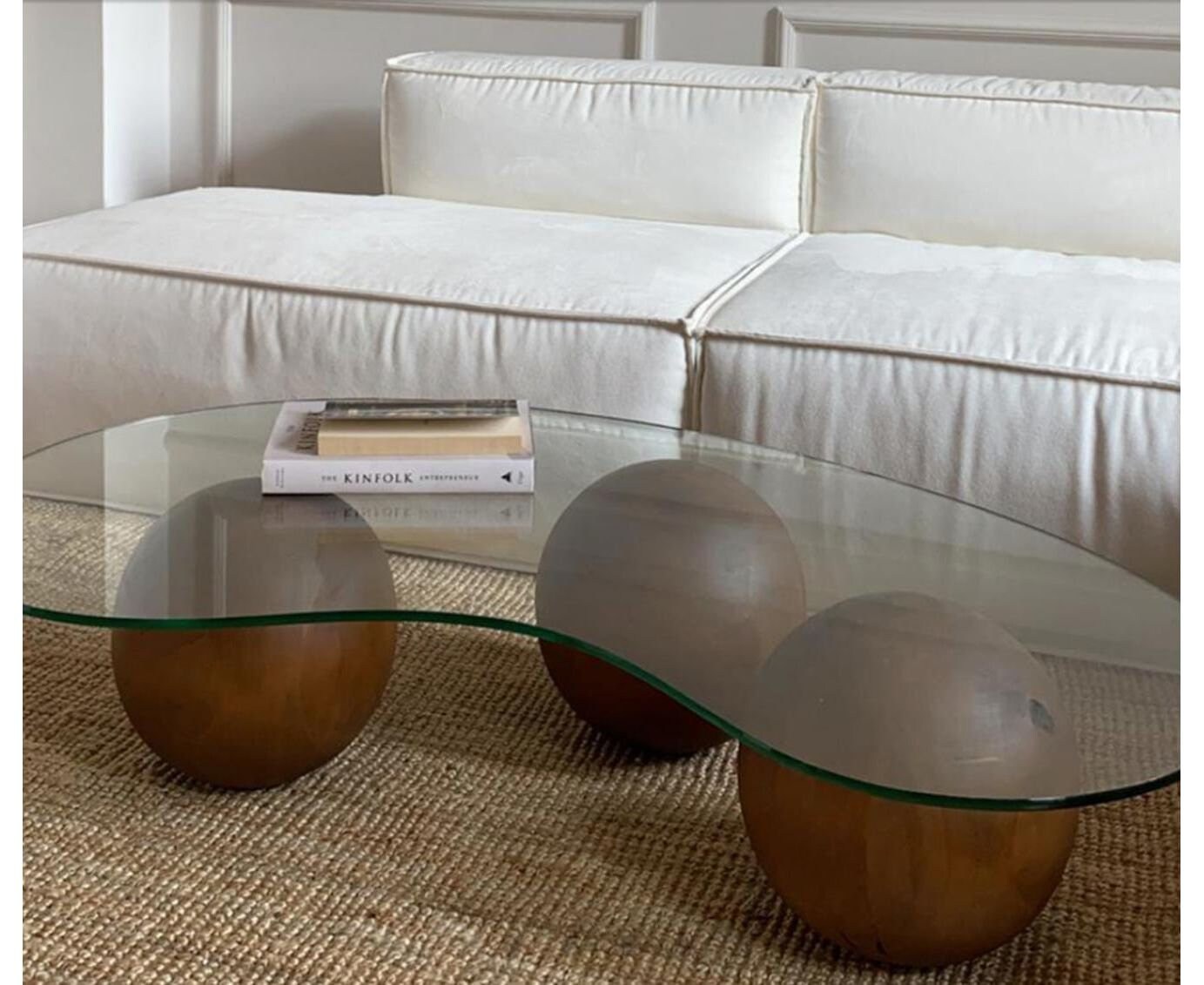 Center Table Wooden Balls Decorative Wooden Balls Glass - Etsy UK