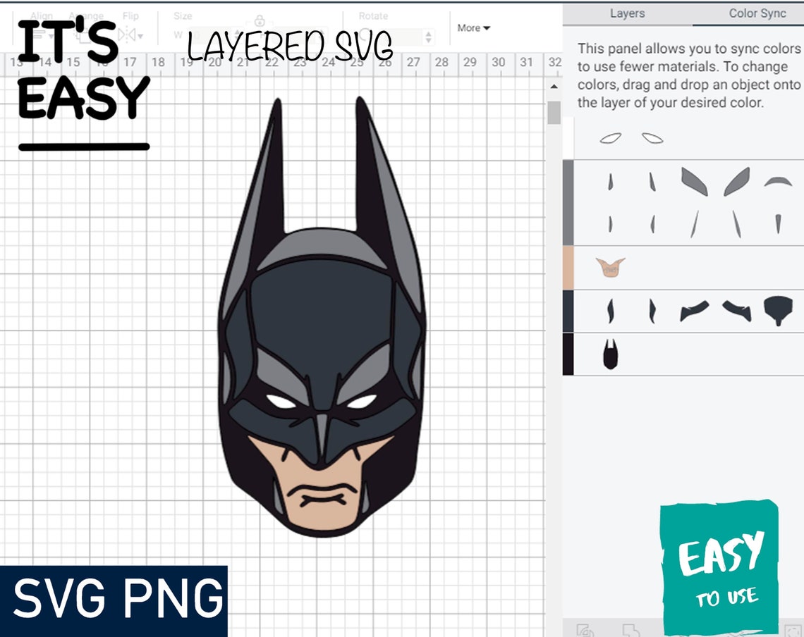 Superhero SVG Cricut Svg Clipart Layered SVG Files for | Etsy