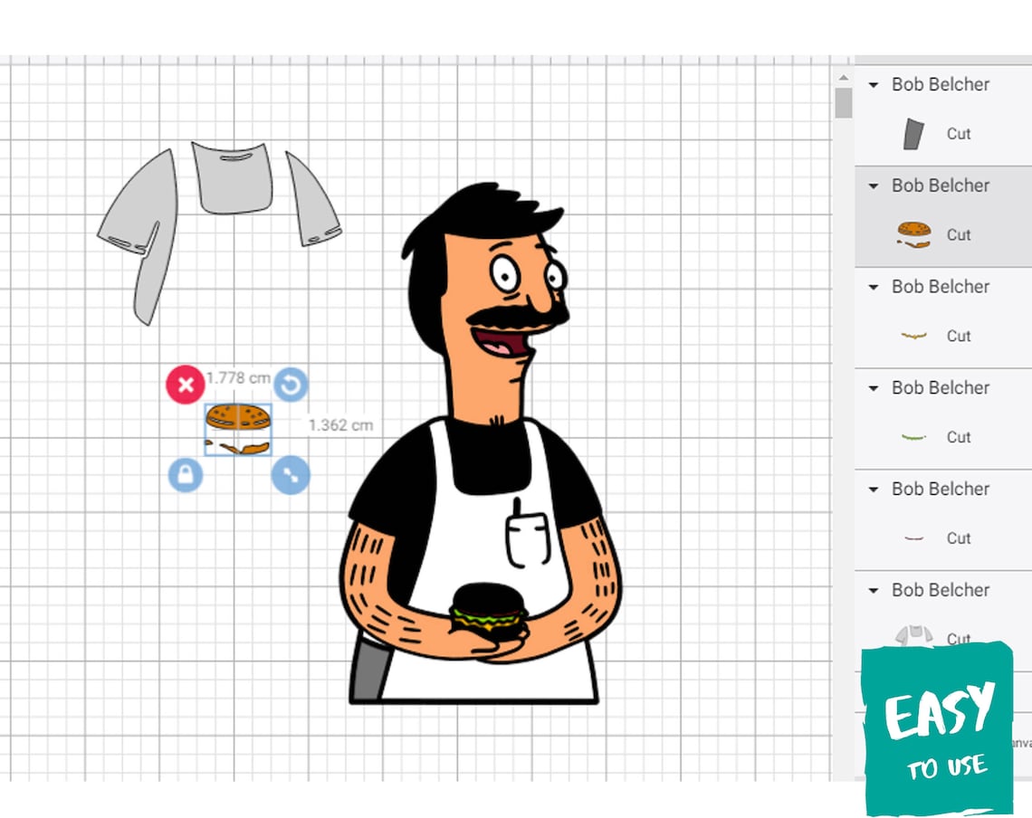 Bobs Bundle SVG Cricut Svg Clipart Layered SVG Files for | Etsy