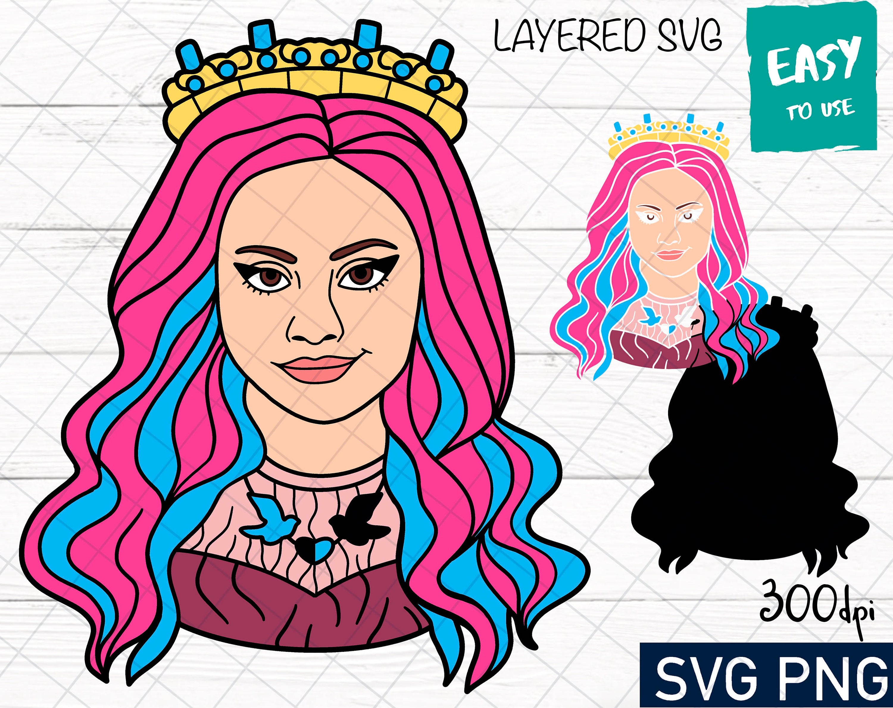 Audrey SVG, Cricut Svg, Clipart, Layered SVG, Files for Cricut, Cut ...