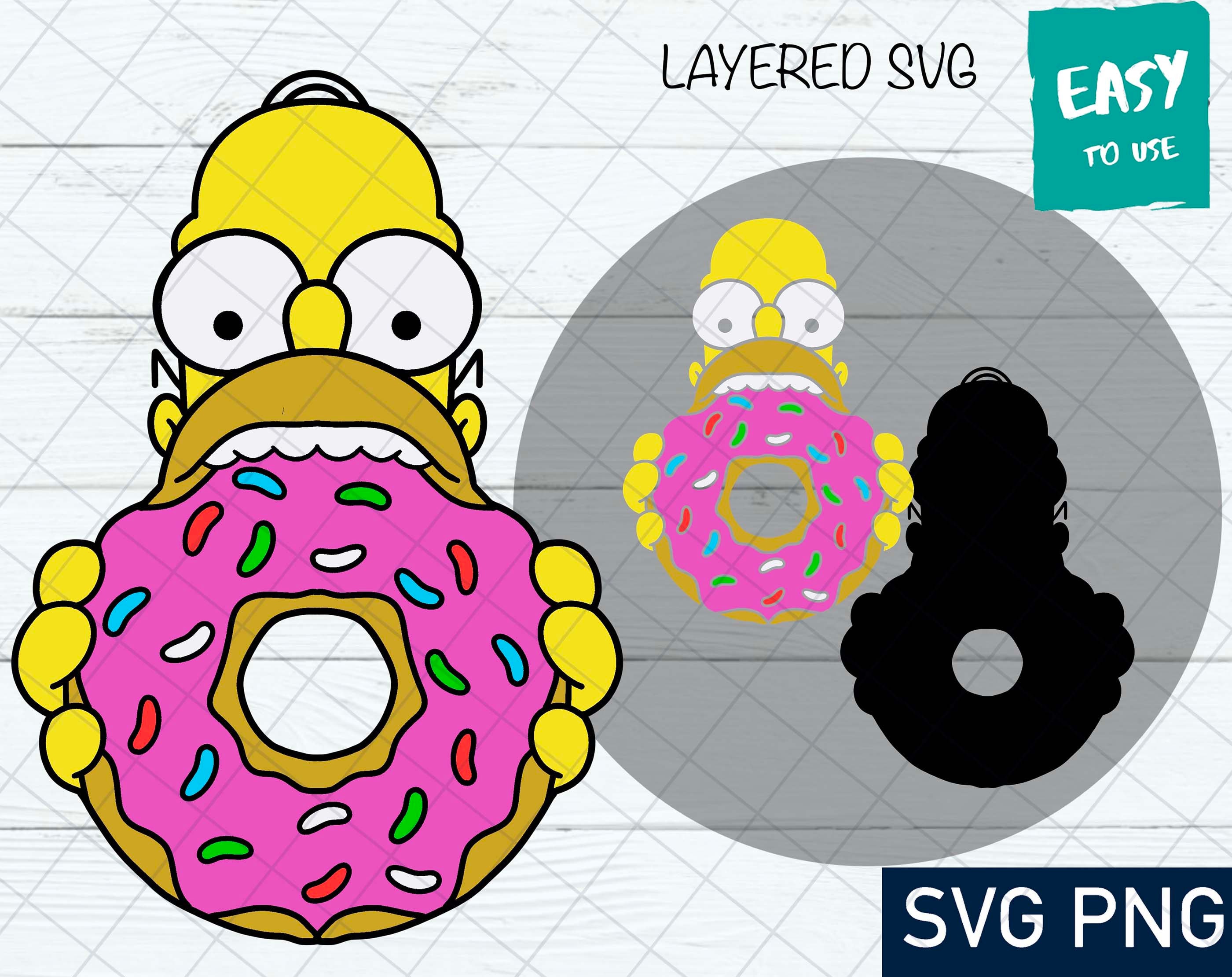 Simpsons Donut Vector