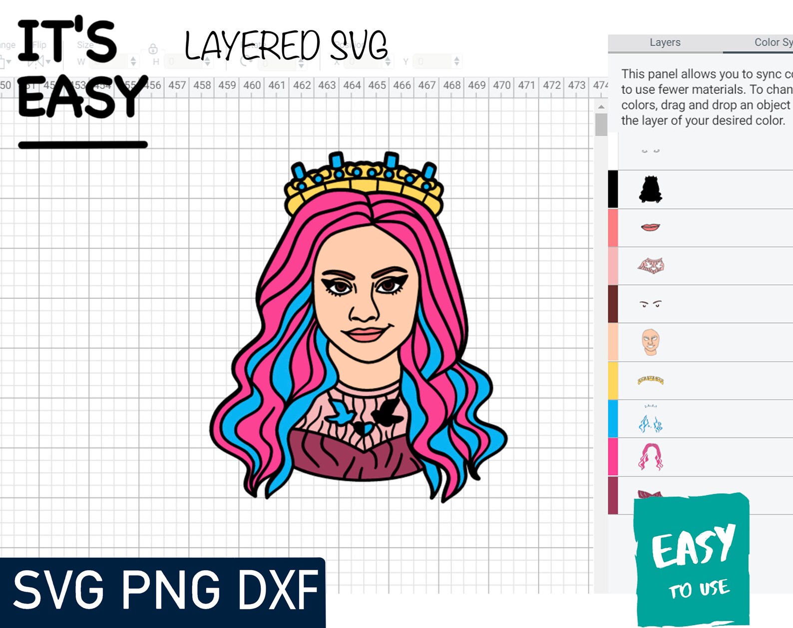Audrey SVG Cricut Svg Clipart Layered SVG Files for - Etsy
