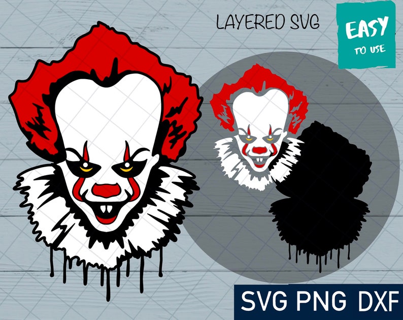 Clown SVG Cricut Svg Clipart Layered SVG Files for Cricut - Etsy