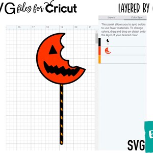 Sam Lollipop SVG Trick 'r Treat, Cricut Svg, Clipart, Layered SVG ...