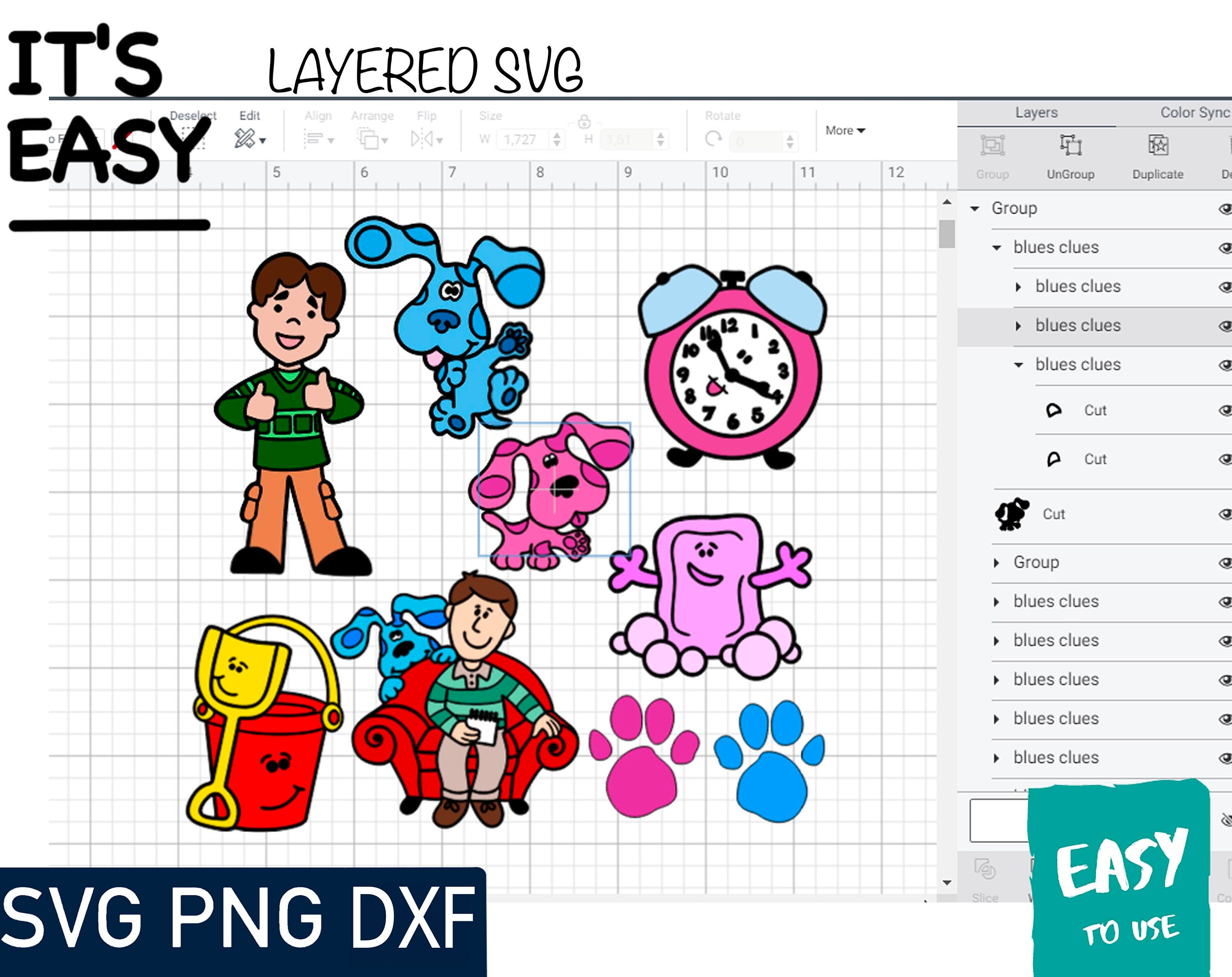 Dogs SVG Cricut Svg Clipart Layered SVG Files for Cricut - Etsy Canada
