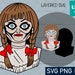 Annabelle SVG Cricut Svg Clipart Layered SVG Files for | Etsy