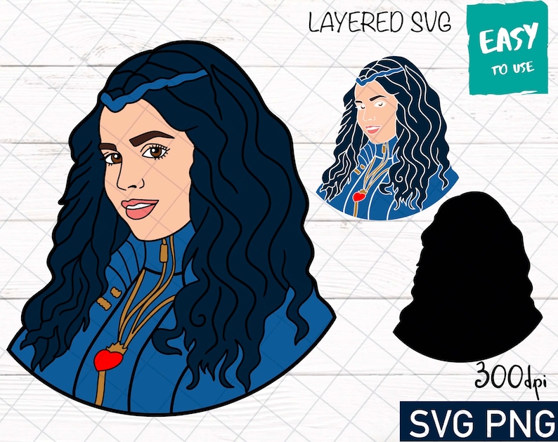 Evie SVG Cricut Svg Clipart Layered SVG Files for Cricut - Etsy