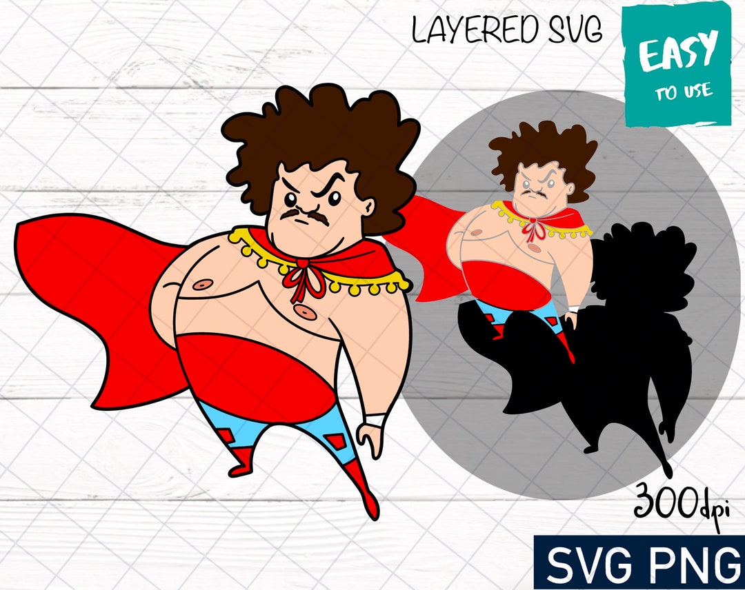 Cartoon Character SVG, Cricut Svg, Clipart, Layered SVG, Files for ...