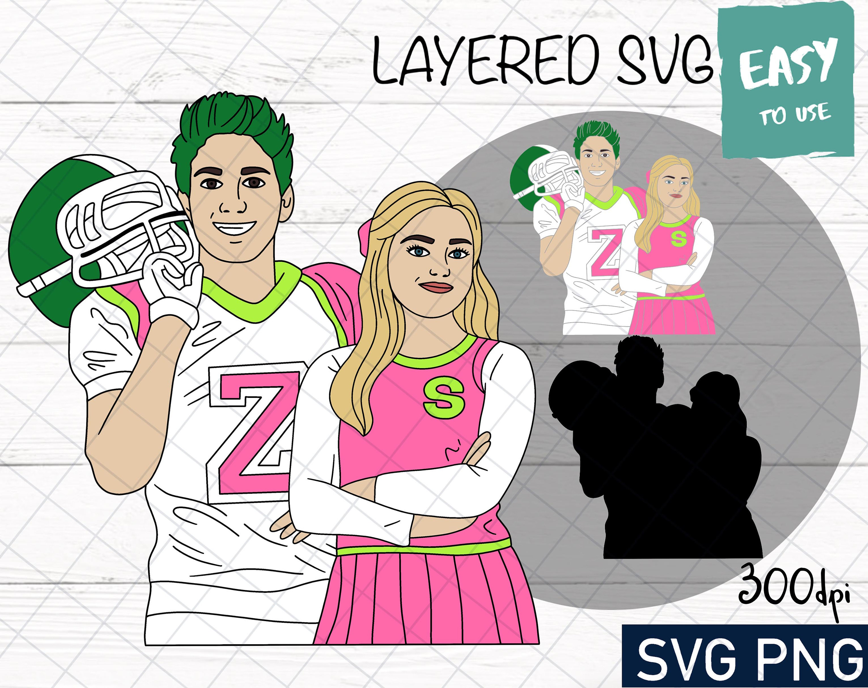 Zombies SVG Cricut Svg Clipart Layered SVG Files for | Etsy