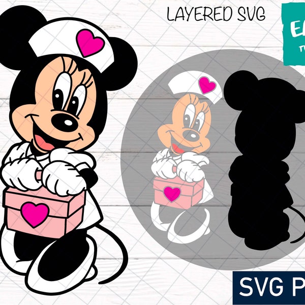 Minnie Nurse Svg - Etsy