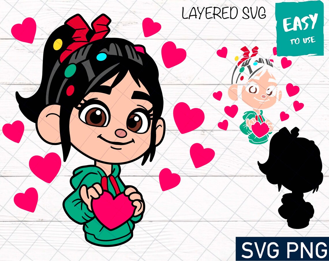 Little Girl SVG Cricut Svg Clipart Layered SVG Files for - Etsy