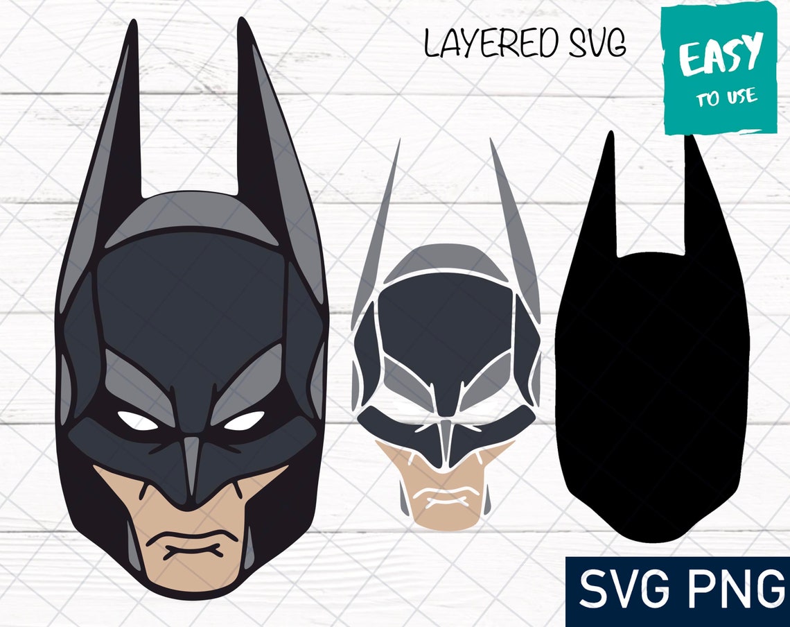 Superhero SVG Cricut Svg Clipart Layered SVG Files for | Etsy