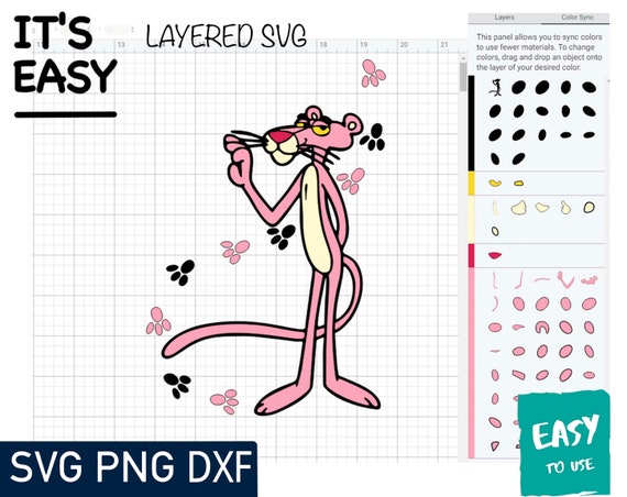 Embellishments Clip Art & Image Files Panther SVG Silhouette love svg ...