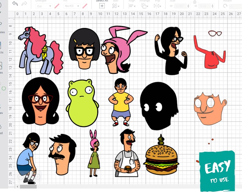 Bobs Bundle SVG Cricut Svg Clipart Layered SVG Files for | Etsy