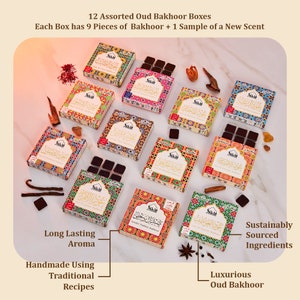 Arabic Incense Gift Set | Oud Bakhoor Collection | Rich Long-lasting ...