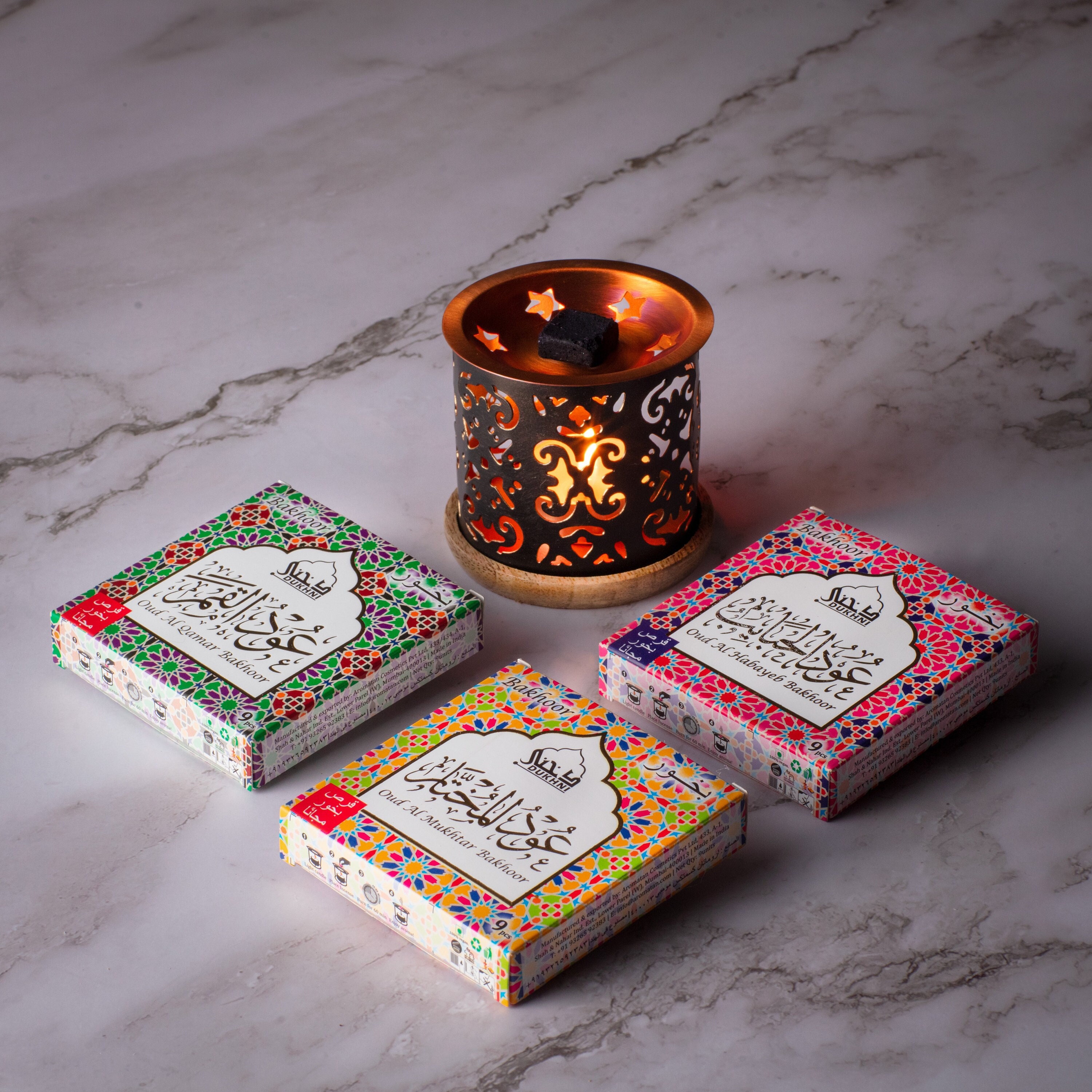 Oud Bakhoor & Candle Burner, Arabic Incense for Hair, Clothes and Room ...