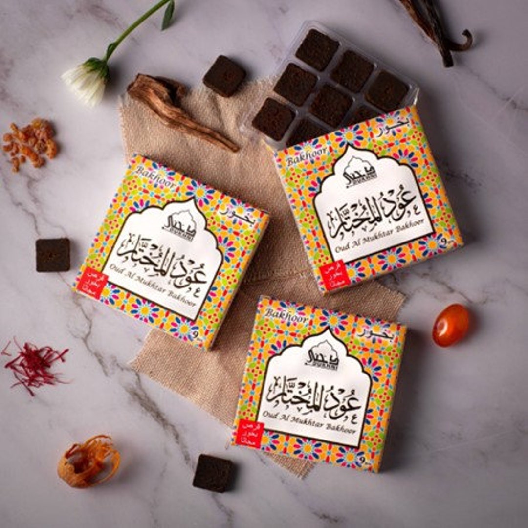 Oud Bakhoor Arabic Incense Floral Woody Blend Natural Assorted Scents ...