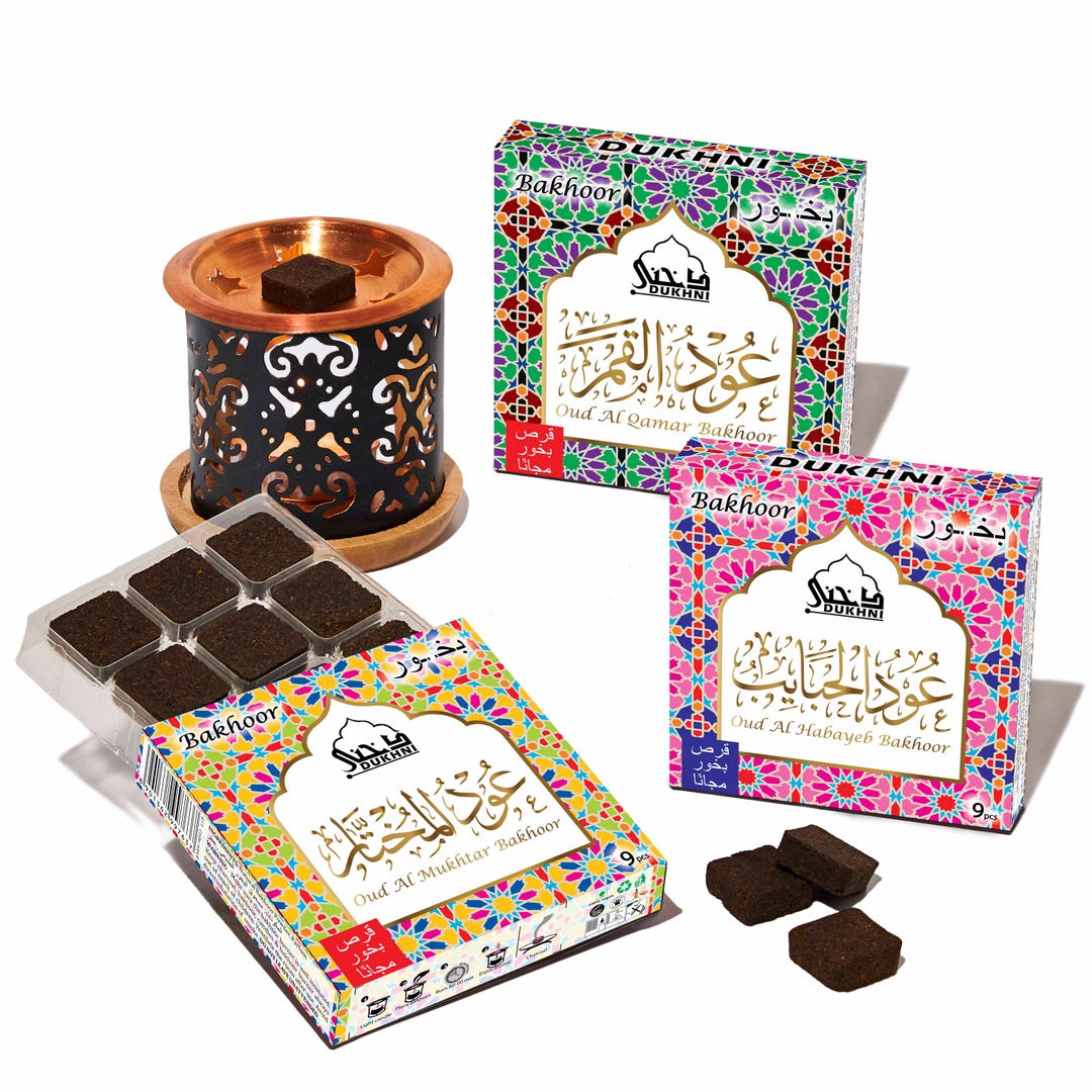 Oud Bakhoor & Candle Burner, Arabic Incense for Hair, Clothes and Room ...