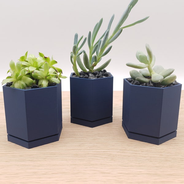 Hexagon Plant Pot - Etsy UK