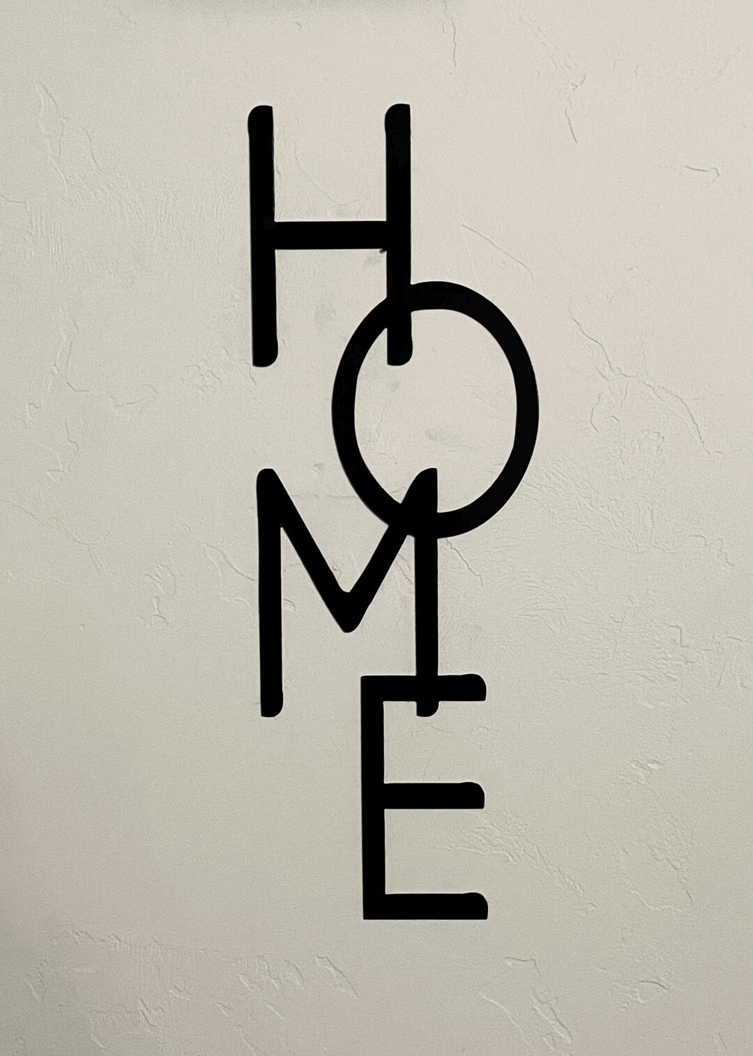 Vertical Home Sign, Metal Letters Home Decor - Etsy