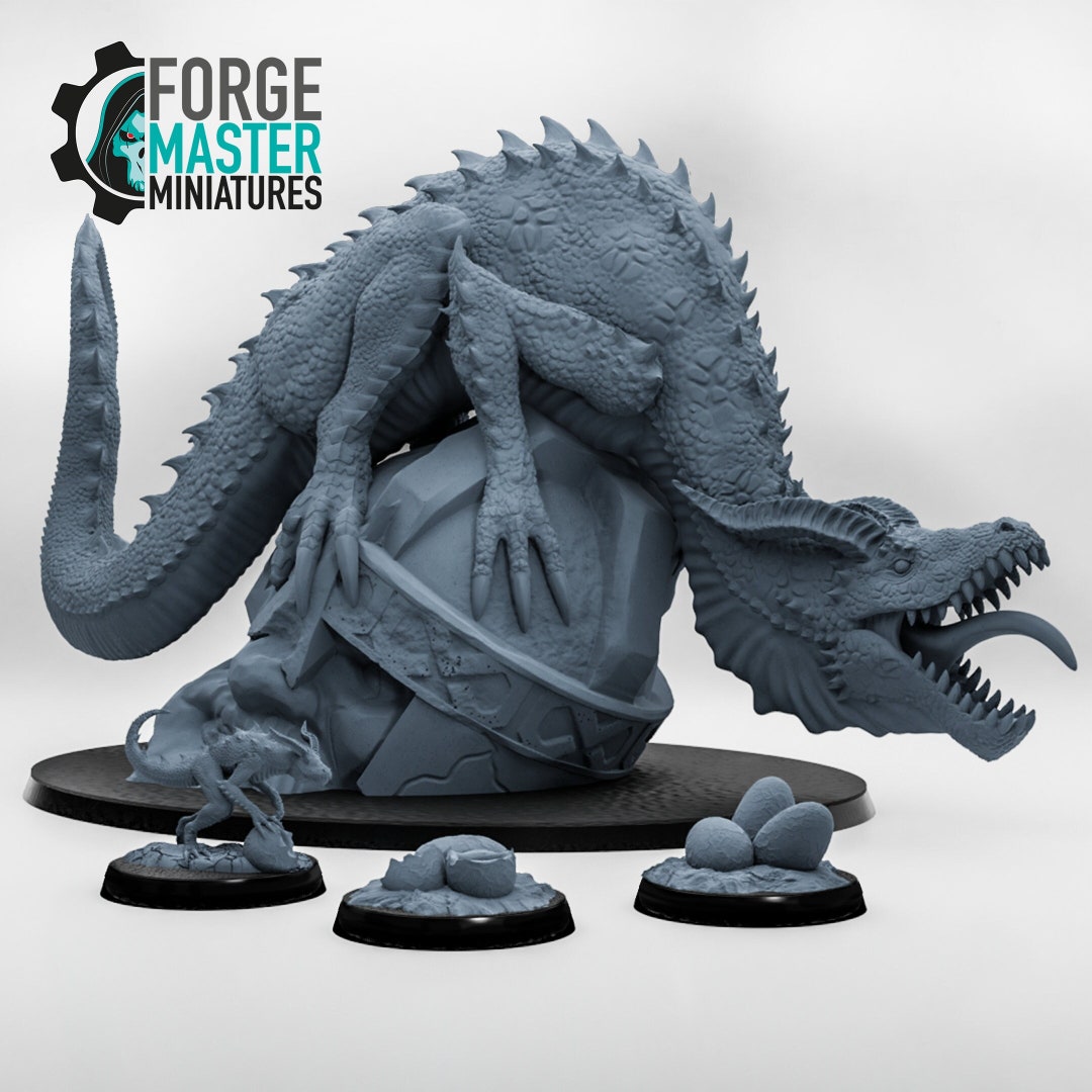 Drake of the Cave With Hatchling and Eggs - Etsy