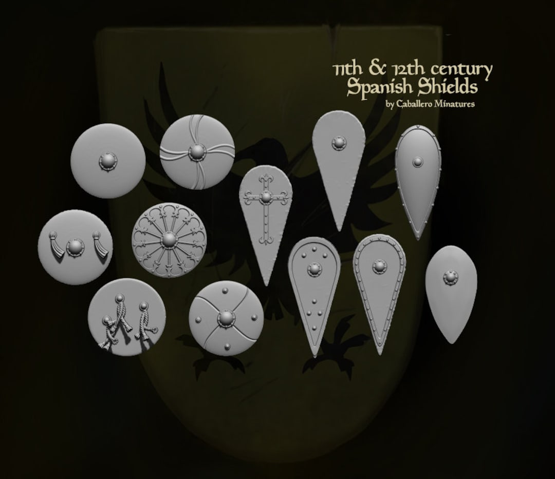 11th - 12th Century Spanish Shields - Etsy