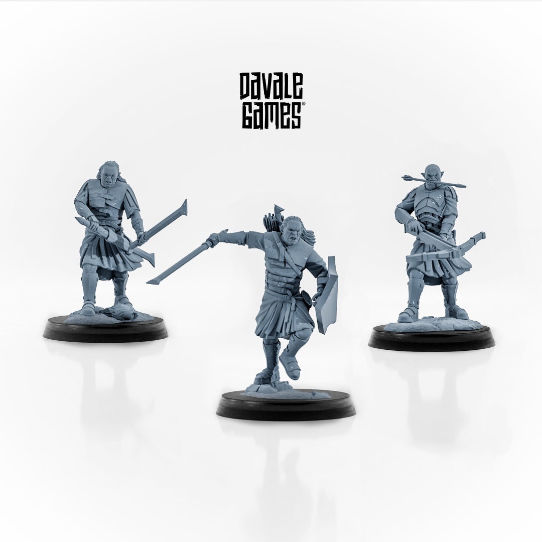Blood Hand Orc Captains Bundle by Davale Games - Etsy