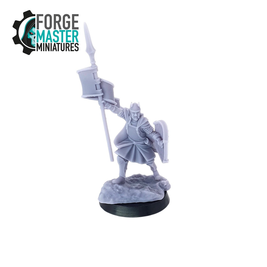 High Human Standard Bearer With Banner - Etsy