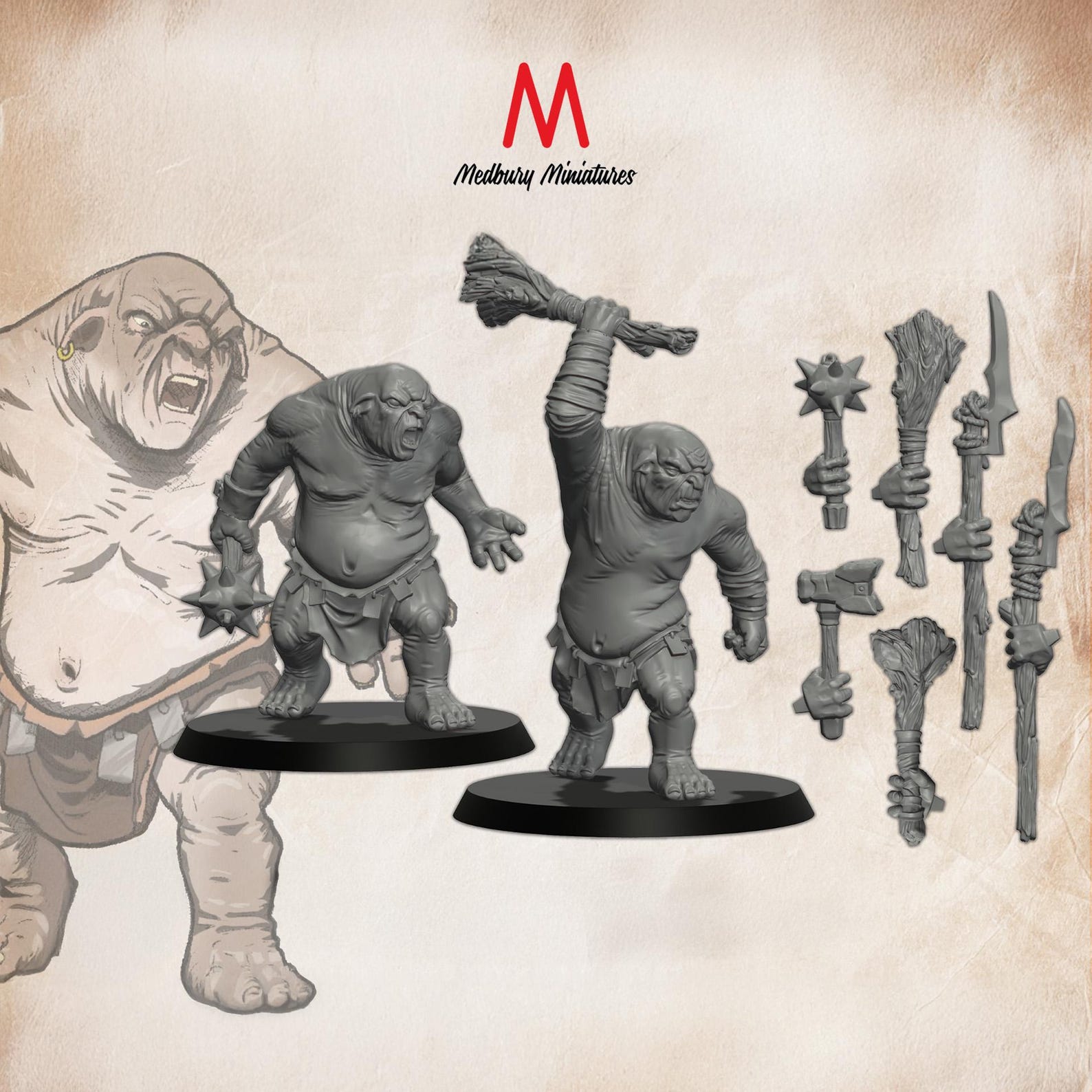 Trolls With Hand Weapons - Etsy