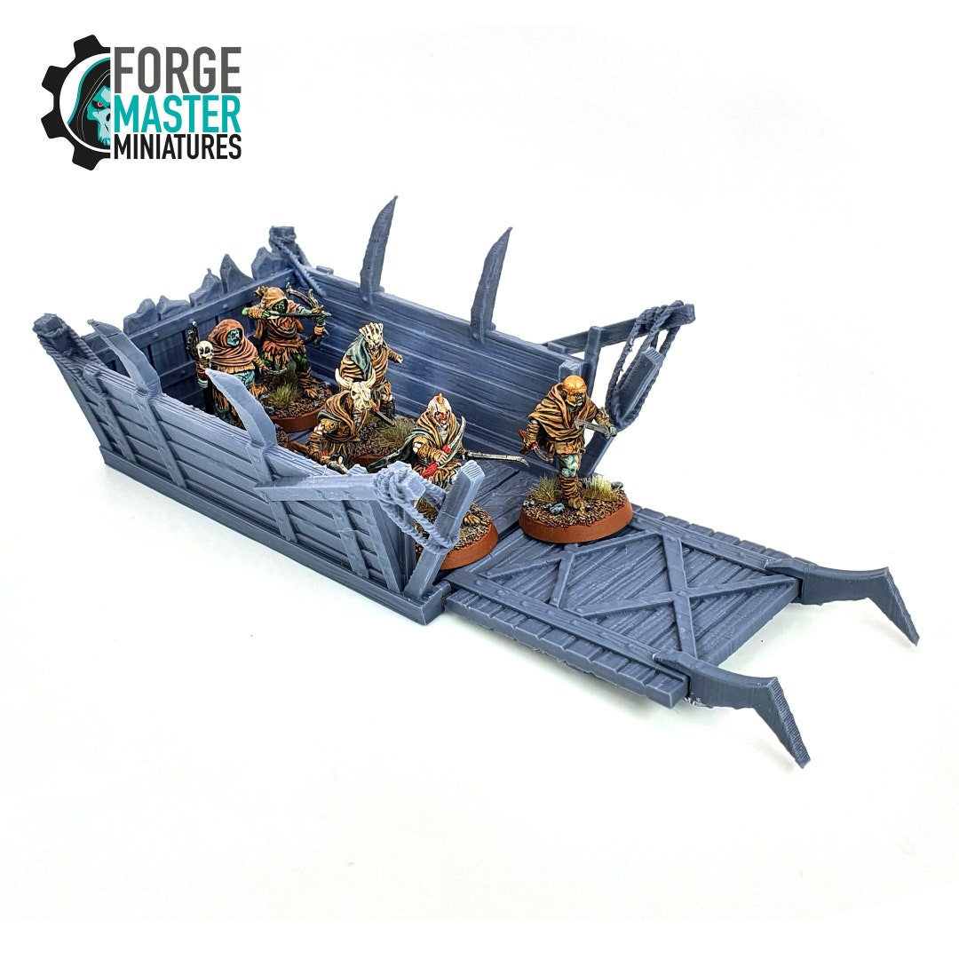 Orc Siege Boat by the Printing Goes Ever On - Etsy