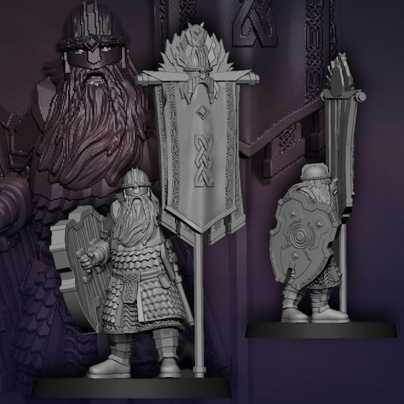 Dwarf Banner Bearer - Etsy