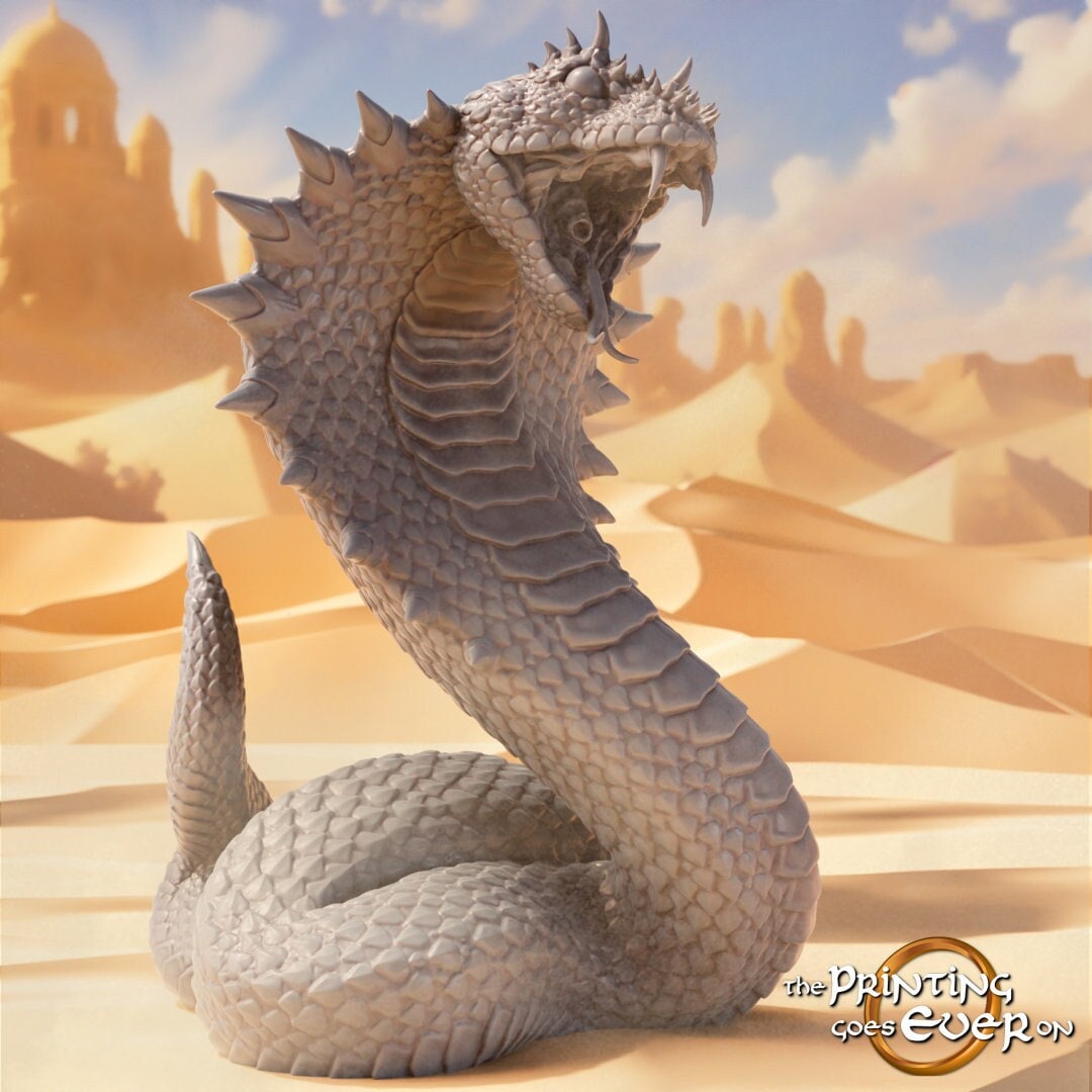 Giant Snake of the East by the Printing Goes Ever On - Etsy