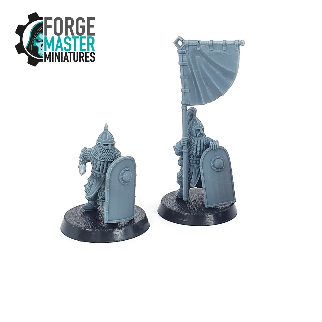 Eastern Dwarves Commanders by Medbury Miniatures - Etsy